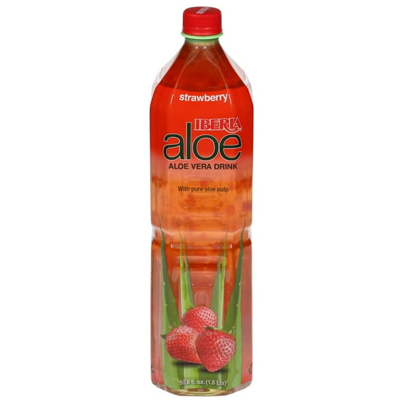 Iberia Strawberry Aloe Vera Juice, 50.8 Fl Oz - Walmart.com