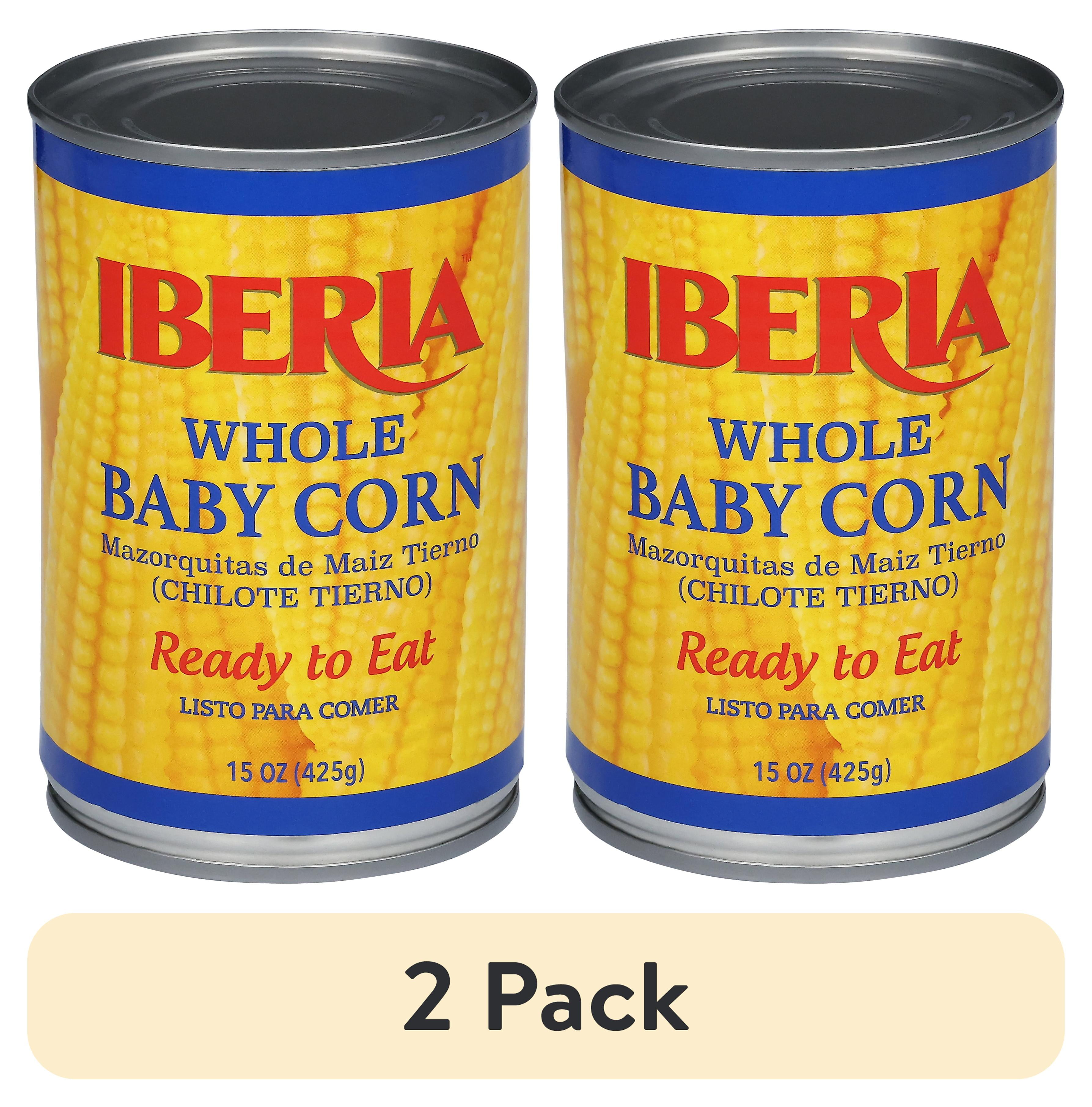 (2 pack) Iberia Whole Baby Corn 15 oz - Walmart.com