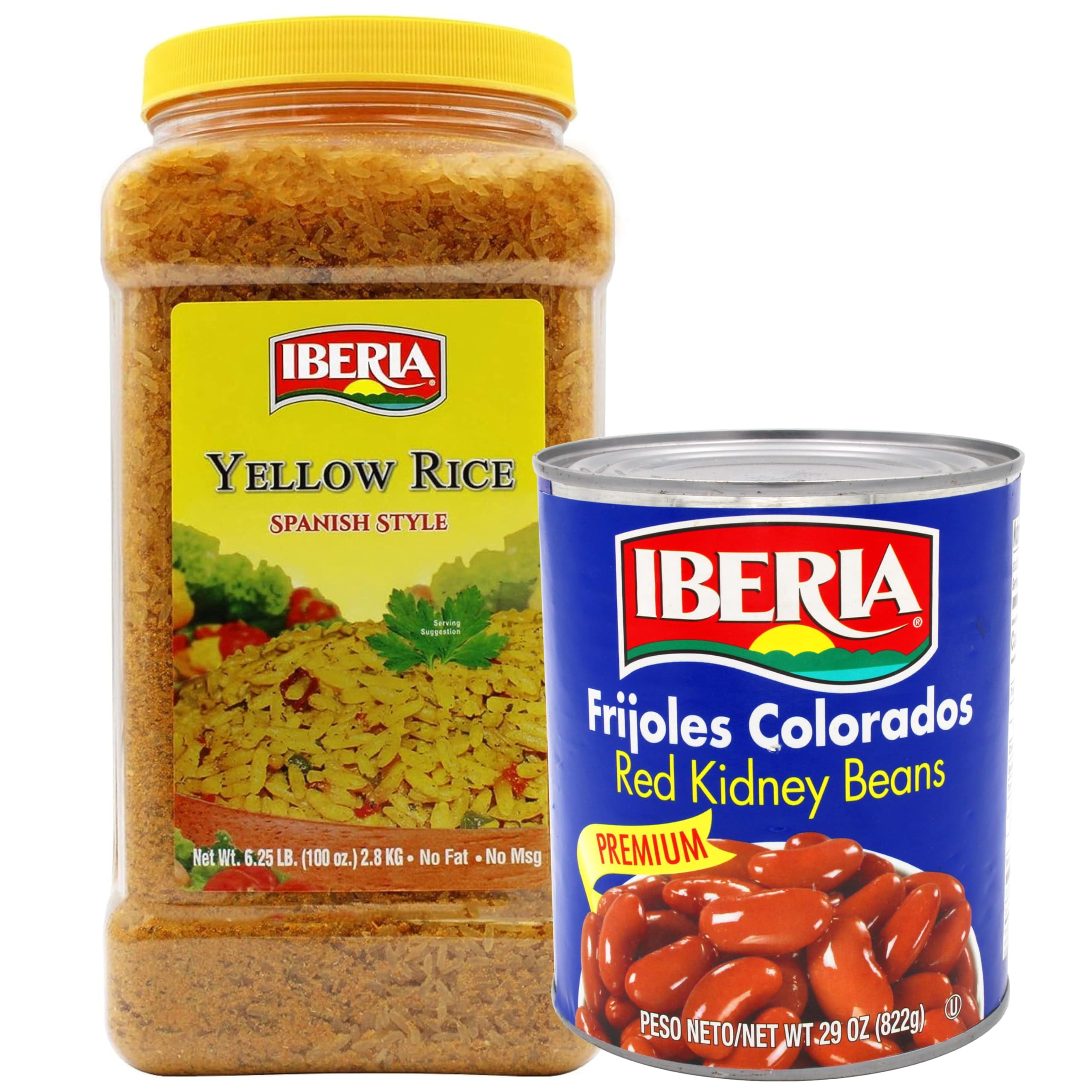 Iberia Yellow Rice 6.25 Lb. + Iberia Red Kidney Beans, 29 Oz - Walmart.com