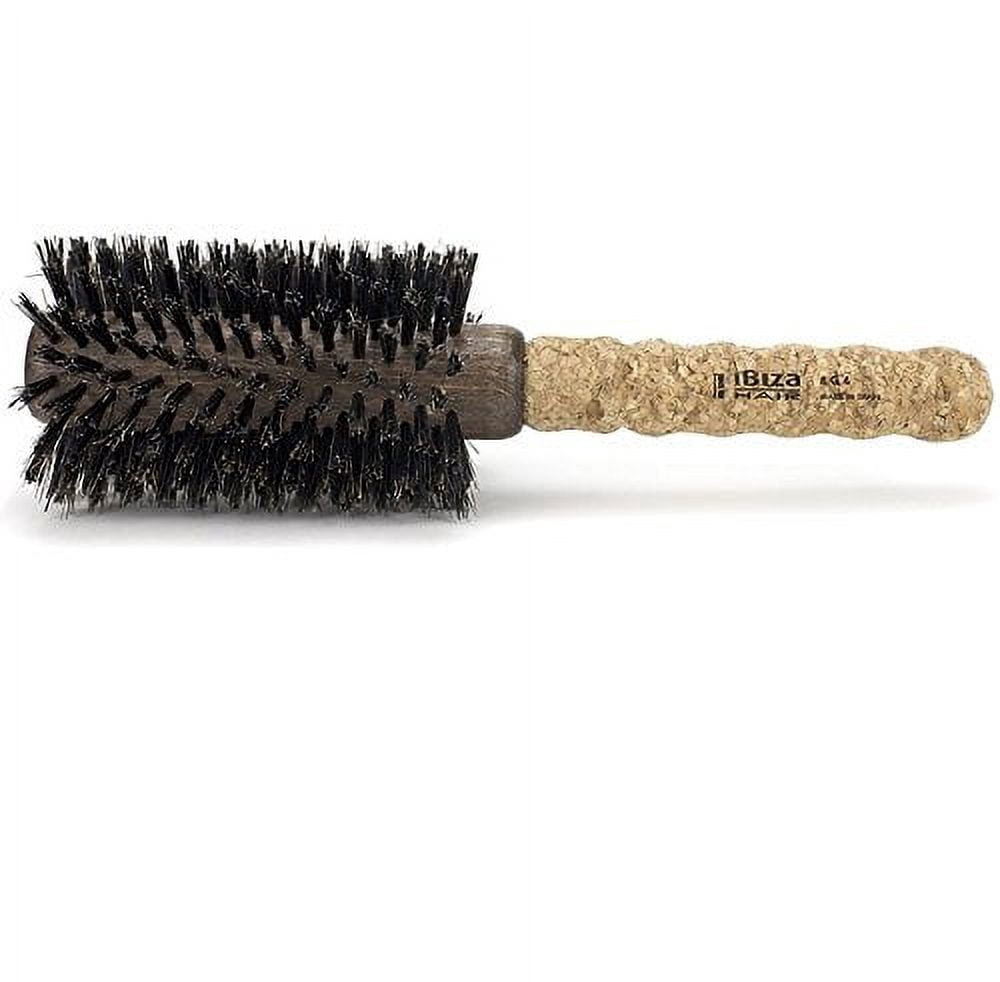 Ibiza Hair Brush - G4 Boar Bristle Round Hair Brush for Coarse Hair ...