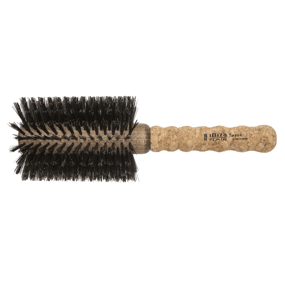 Ibiza Hair EX5 Large Round Brush 80mm - Ergonomic Design, Lightweight ...