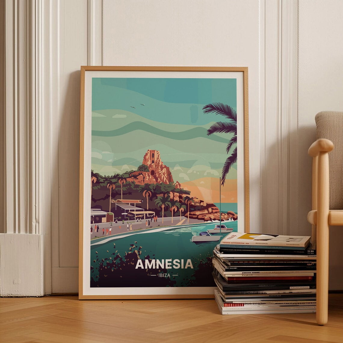 Ibiza Spain Nightlife Travel Poster - Amnesia, Pacha, Hã¯, Dance Music ...