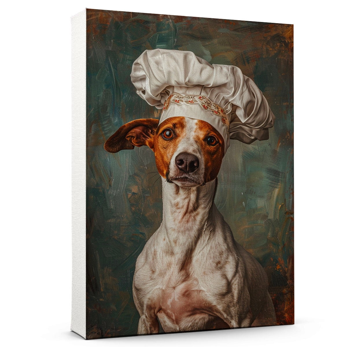 Ibizan Hound Dog Canvas Wall Art, Ibizan Hound Dog Poster Print Kitchen ...