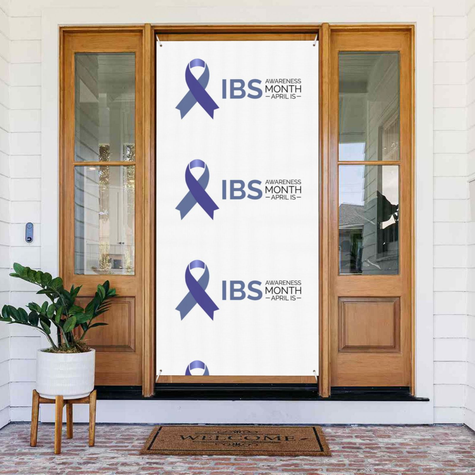 Ibs Awareness Month Door Cover Decoration Backdrop Banner Porch Sign ...