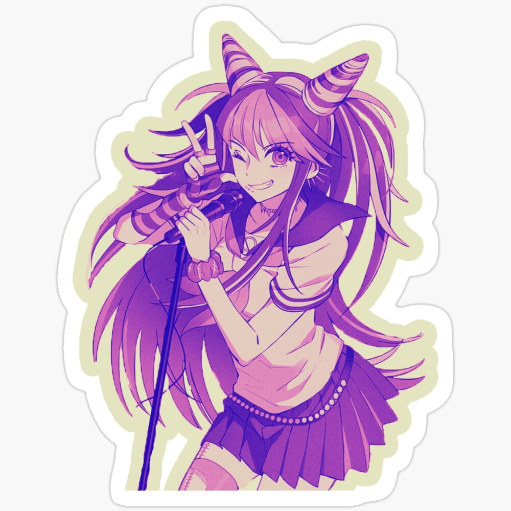 Ibuki Mioda Sticker, Danganronpa V3, Vaporwave, Anime Aesthetic, Yami ...