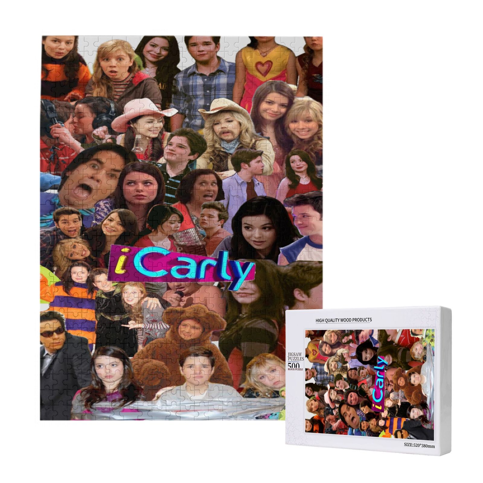 Icarly 500 Piece Jigsaw Puzzle for Kids Adults, Colorful Poster ...