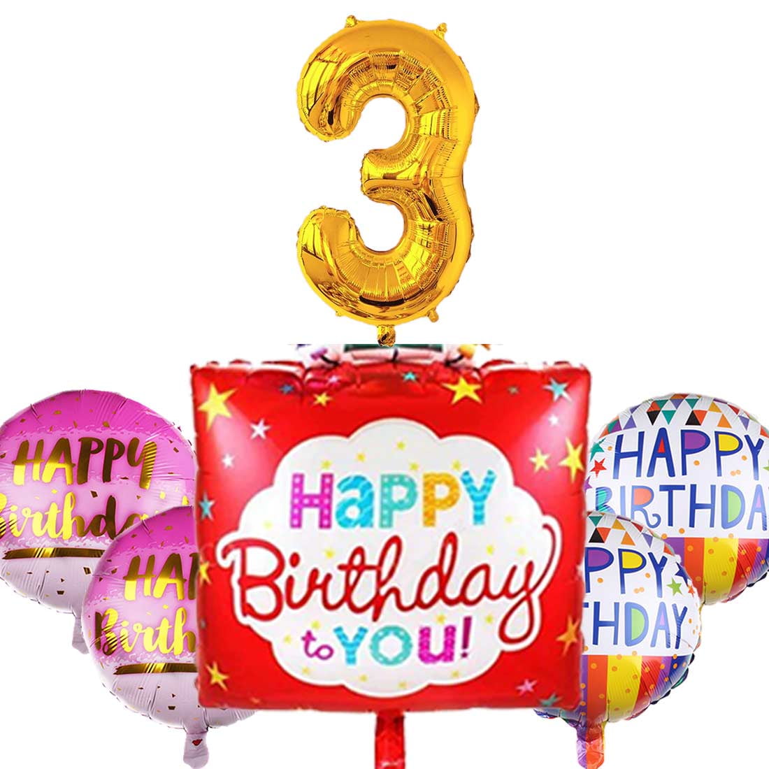 Icarly Balloons Party Supplies 3rd Big Number Decorations Decor Kit ...