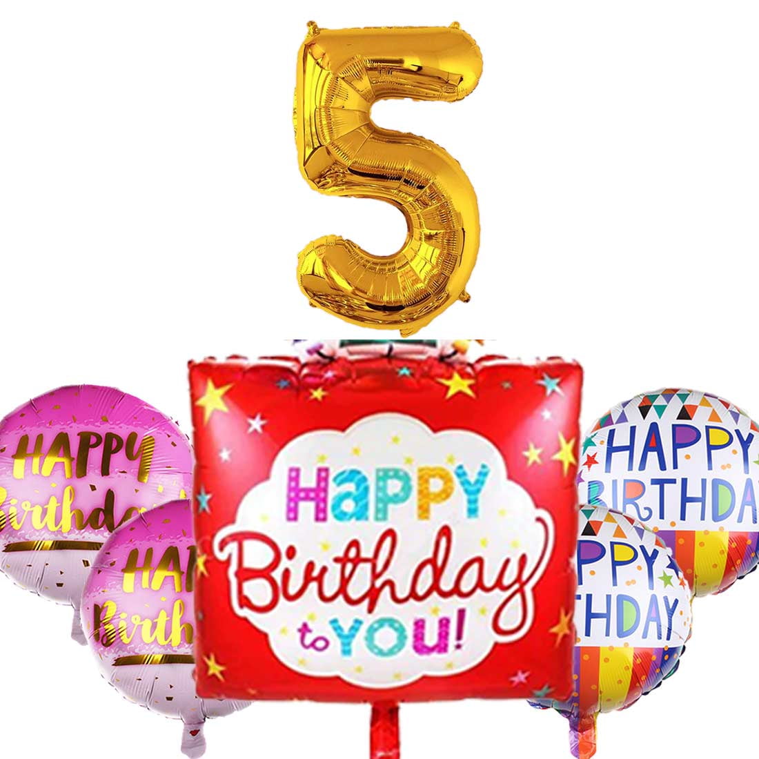 Icarly Balloons Party Supplies 5th Big Number Decorations Decor Kit ...