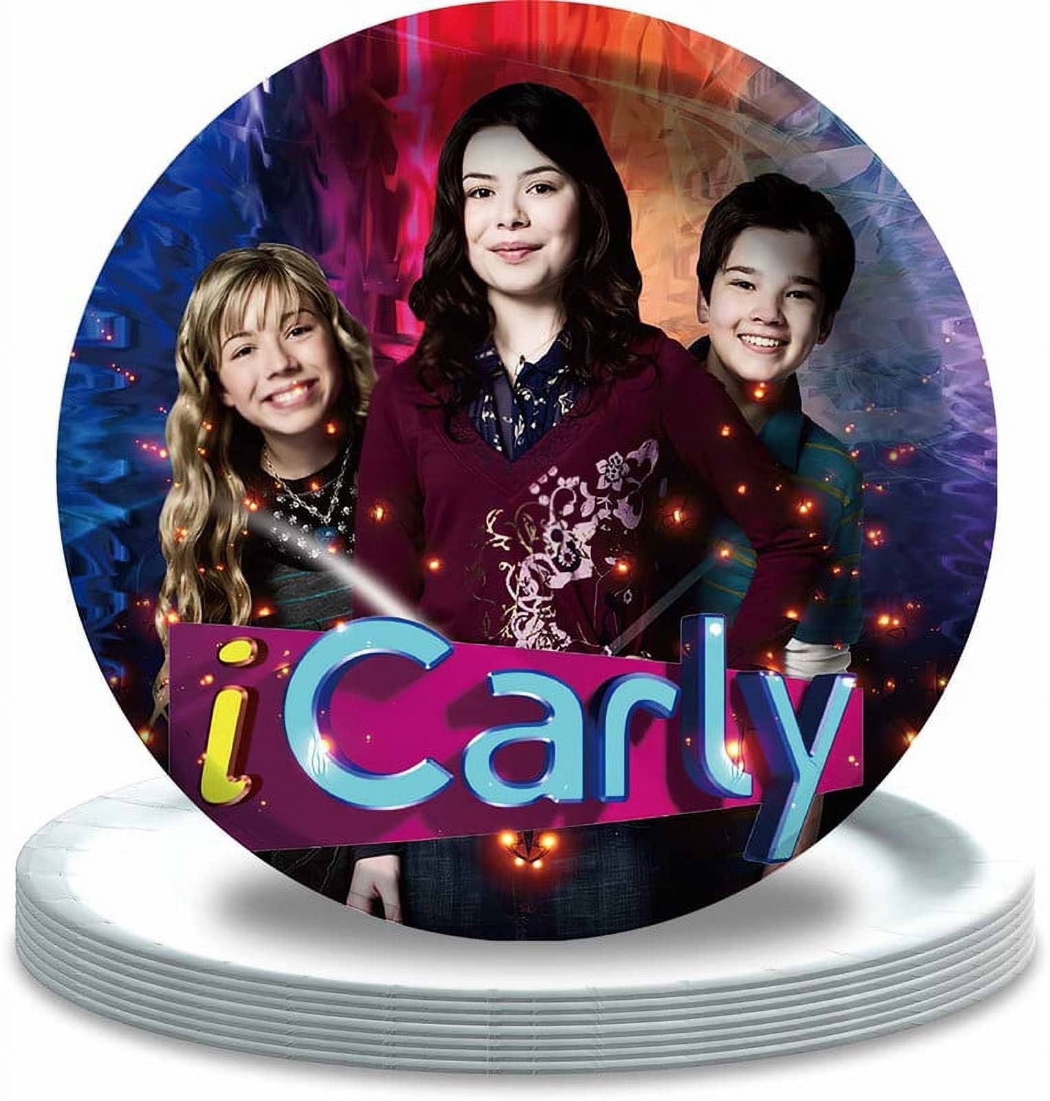 Icarly Birthday Decorations Plates Party Supplies Tableware Disposable ...