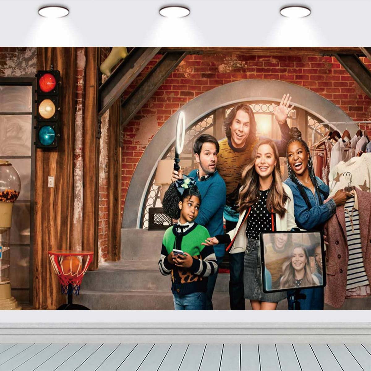 Icarly Party Supplies Backdrop Banner Poster Birthday Decorations ...