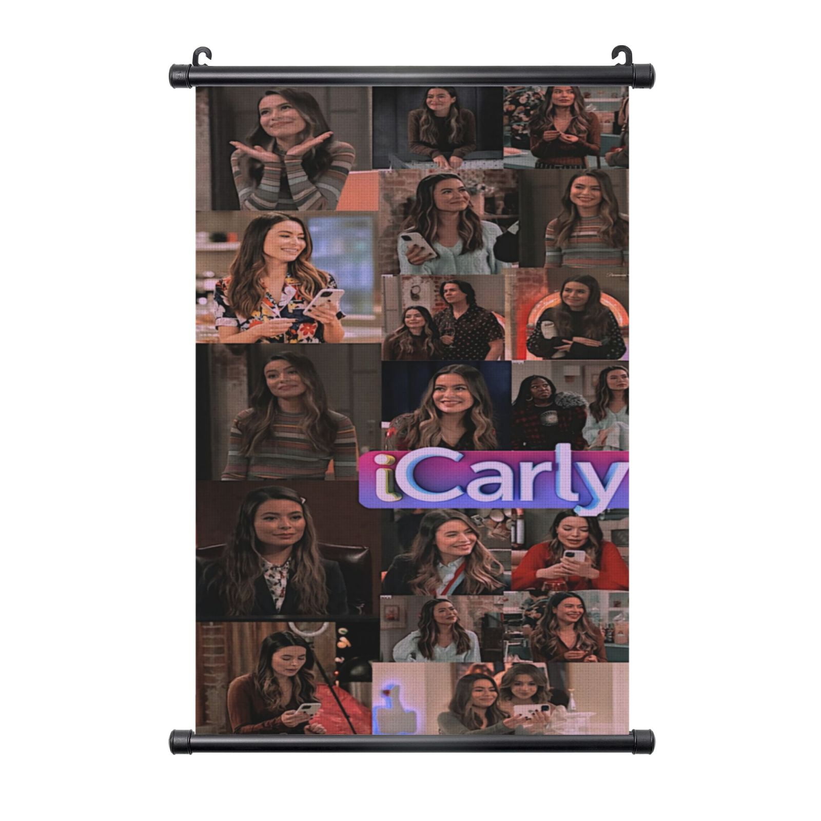 Icarly Posters Wall Hanging Black Plastic Shaft Poster Home Decor Wall ...