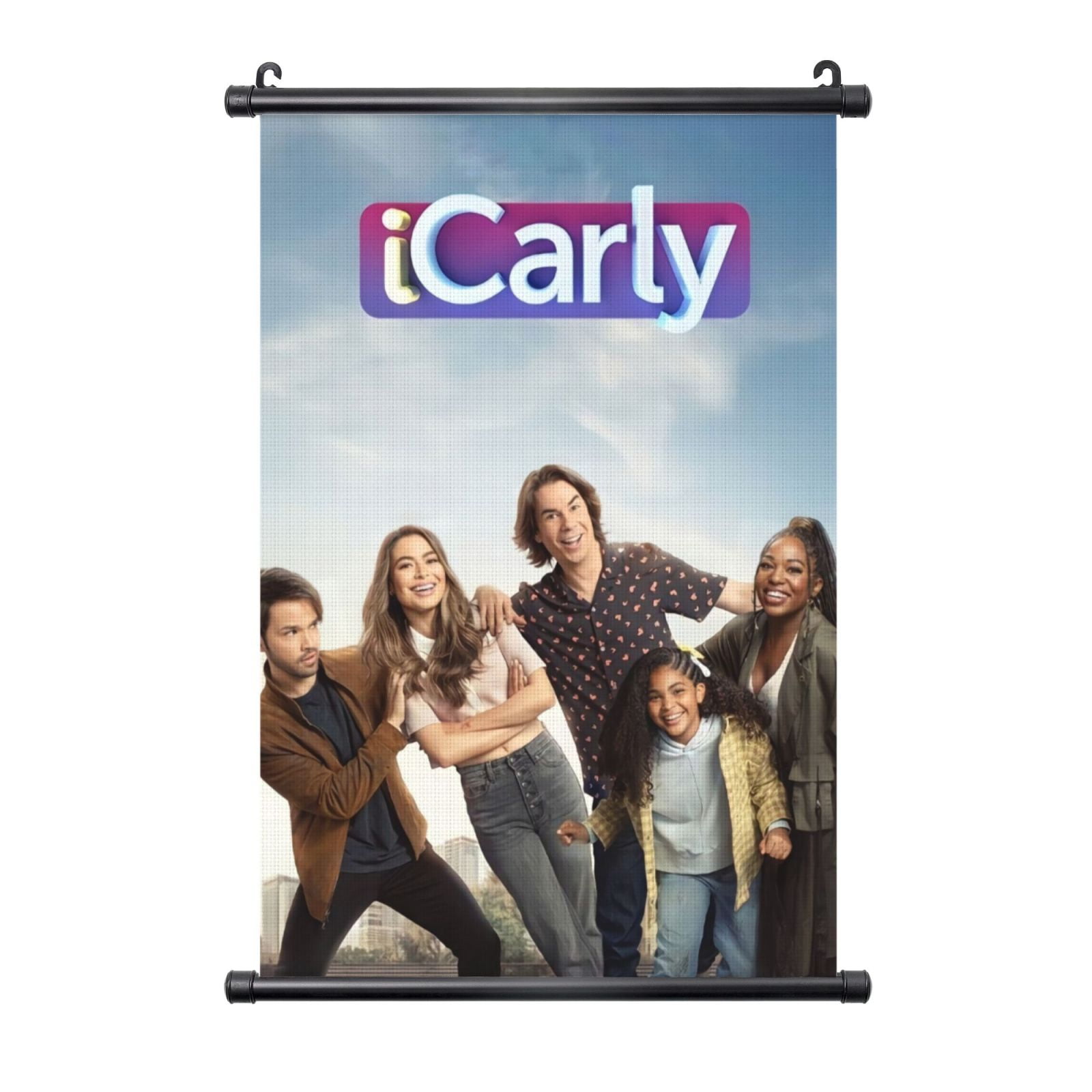 Icarly Posters Wall Hanging Black Plastic Shaft Poster Home Decor Wall ...