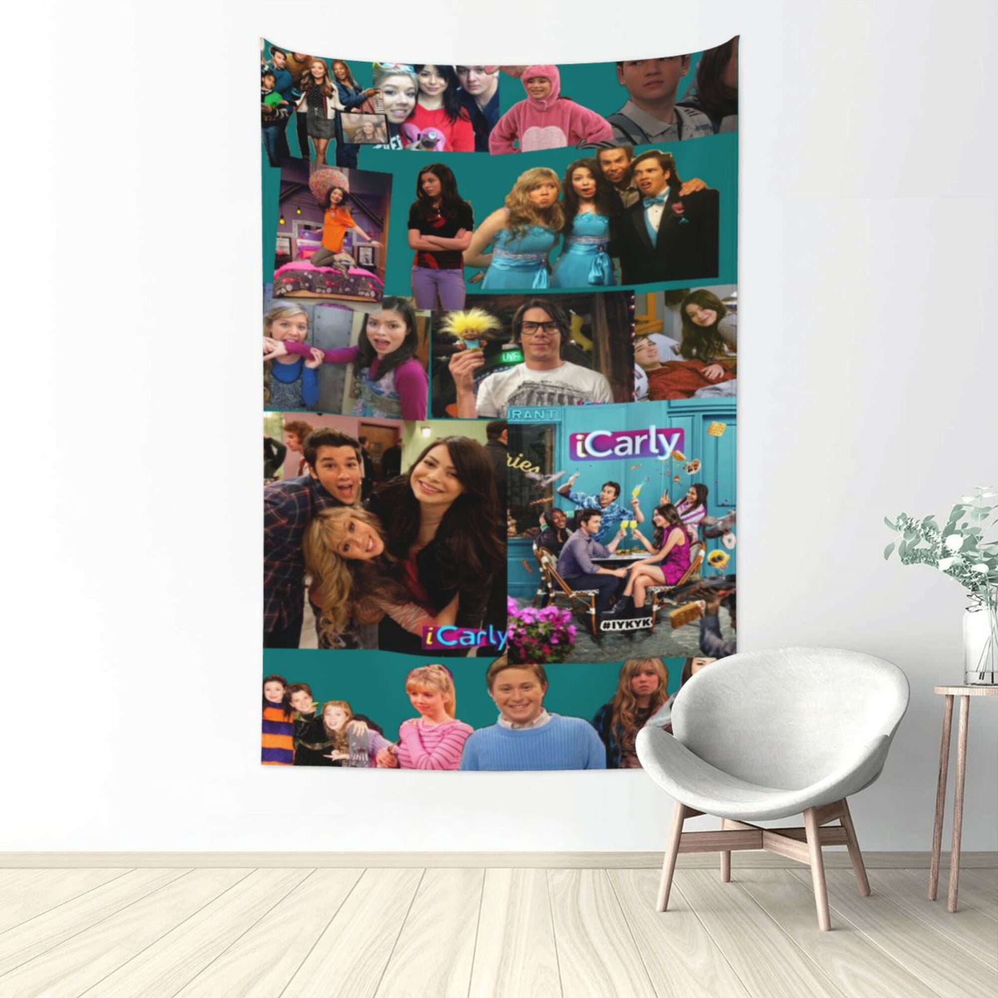 Icarly Tapestry Home Decor Poster Tapestries Aesthetic Wall Hanging ...