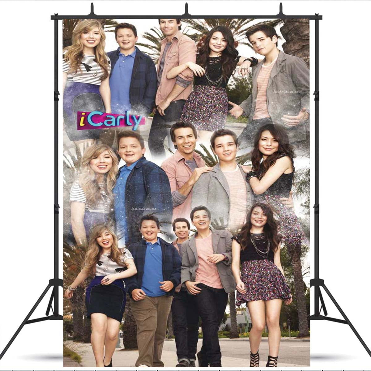 Icarly Taspestry Wall Decor Birthday Banner Backdrop Background Party ...