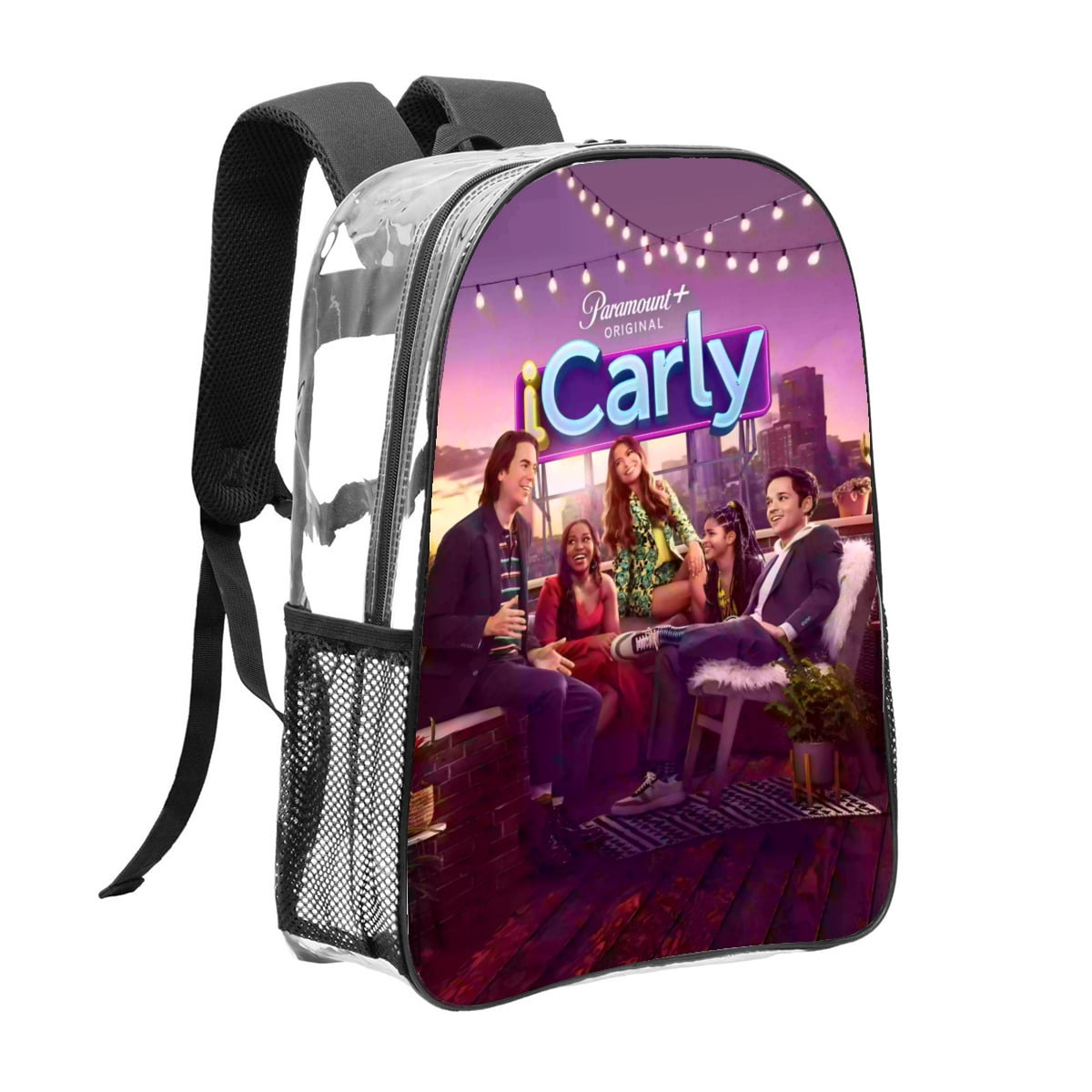 Icarly-theme Clear Backpack Heavy Duty Transparent Bag See Through ...