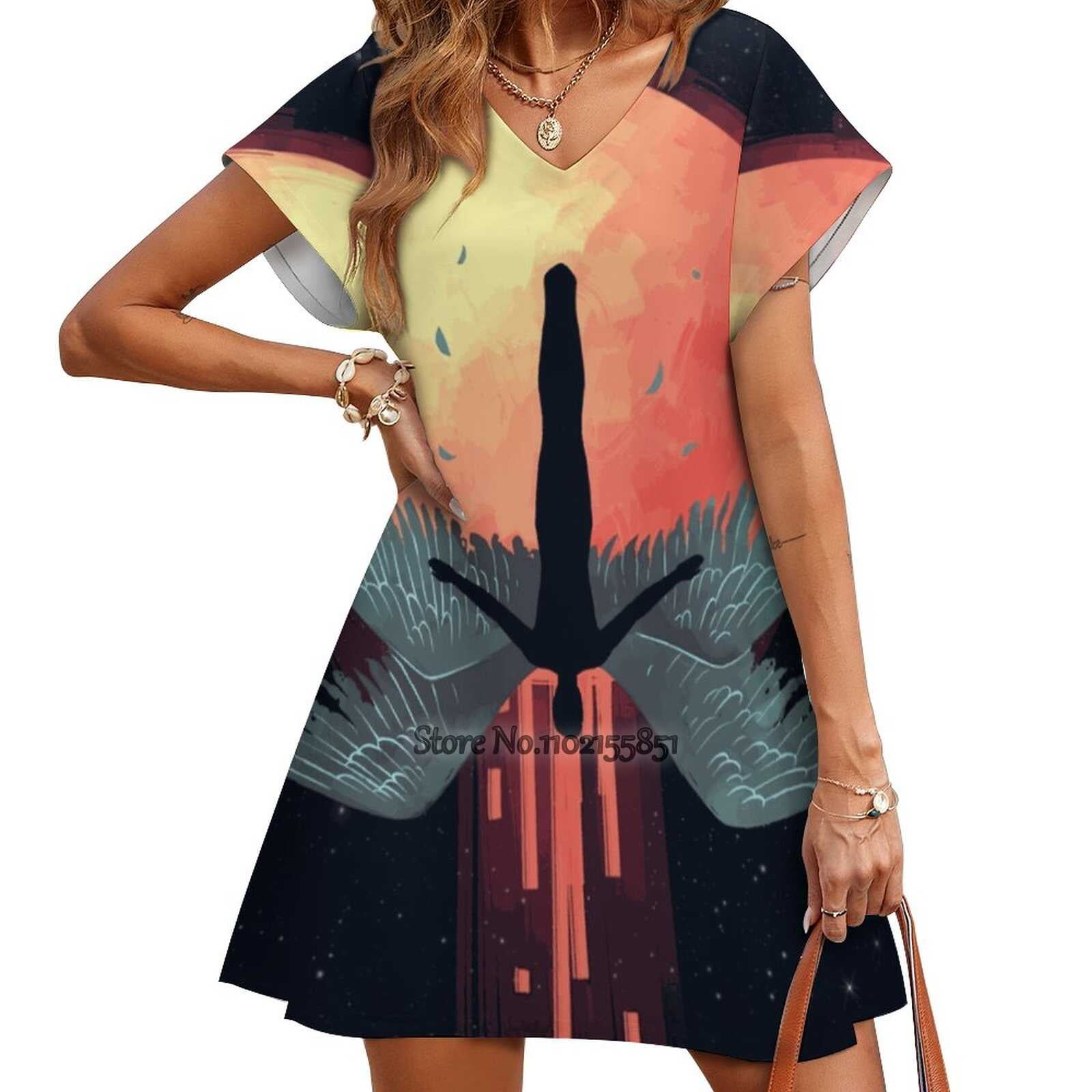 Icarus Back Lacing Backless Dress Square Neck Dress Sweetheart Knot ...