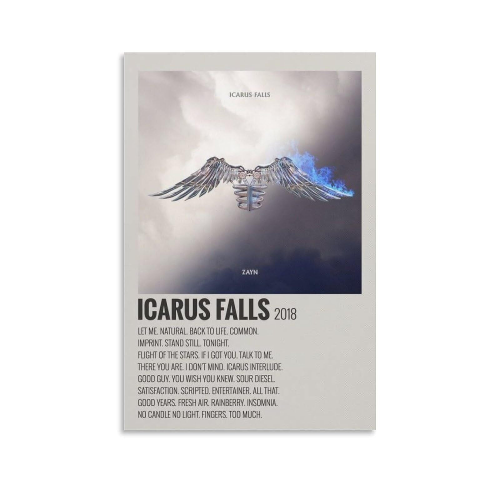 Icarus Falls Zayn Canvas Poster Bedroom Decoration Landscape Office ...