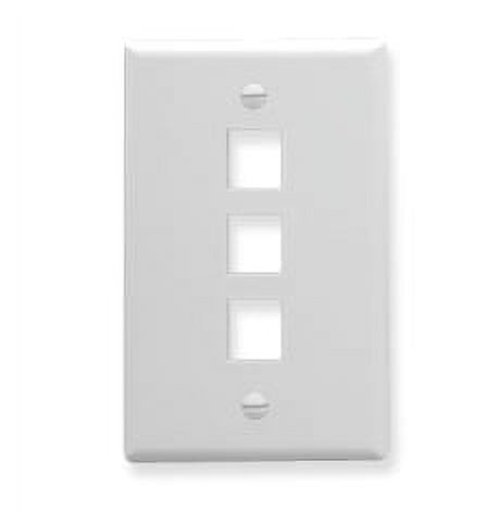 FACEPLATE, OVERSIZED, 3-PORT, WHITE - Walmart.com