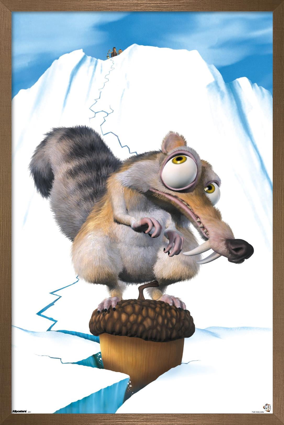 Ice Age (2002) - Scratch One Sheet Wall Poster, 22.375" x 34" Framed ...