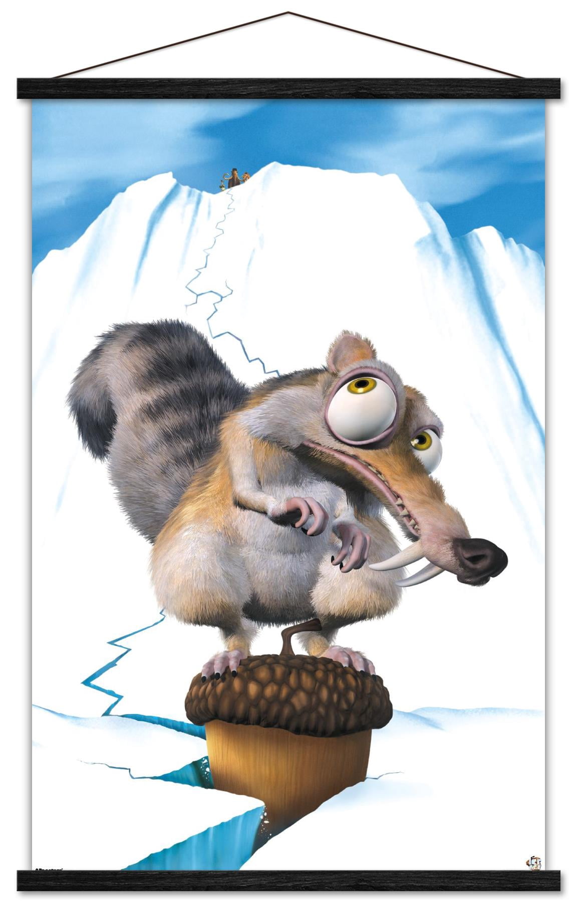 Ice Age (2002) - Scratch One Sheet Wall Poster with Magnetic Frame, 22. ...