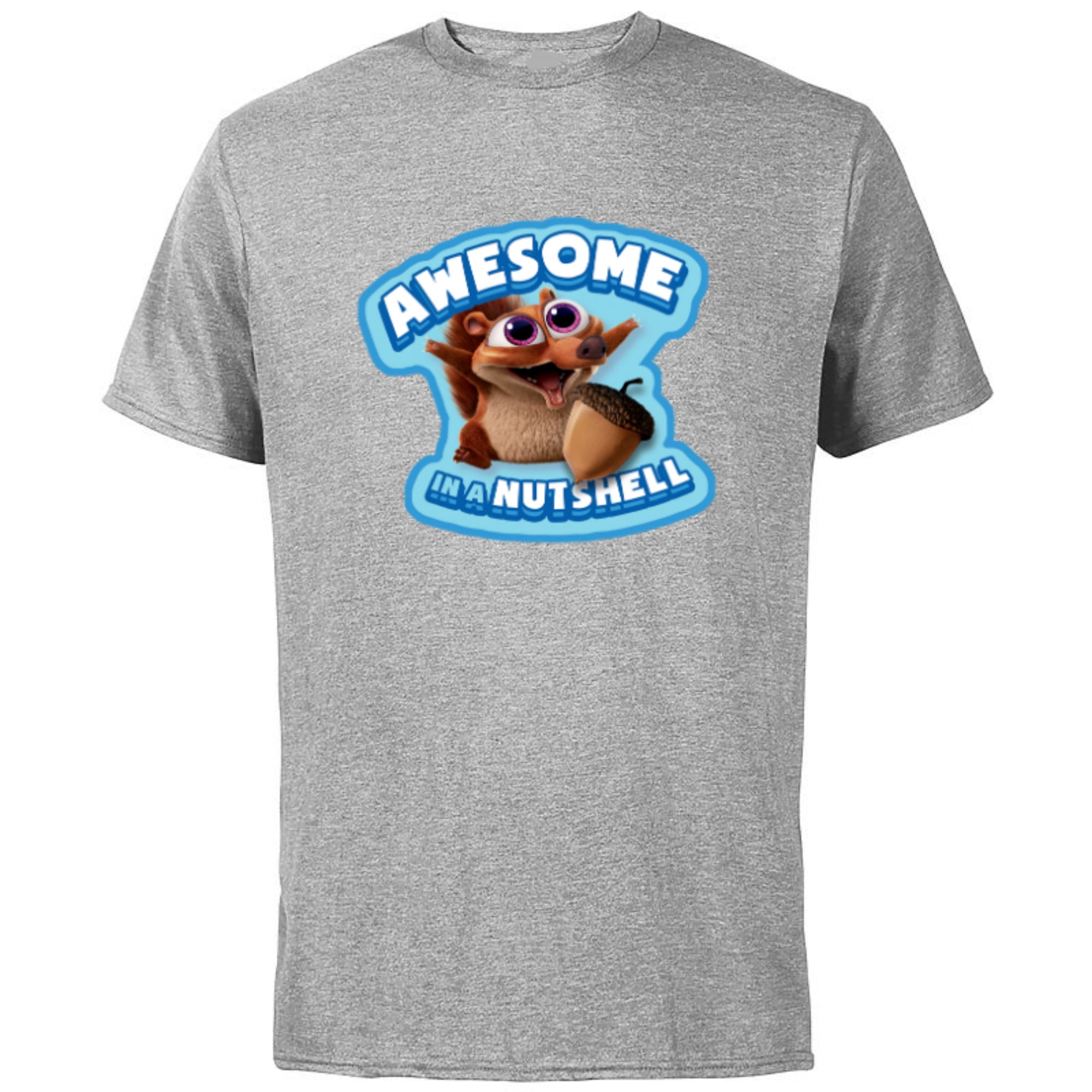 Ice Age Baby Scrat Awesome In a Nut Shell - Short Sleeve Cotton T-Shirt ...