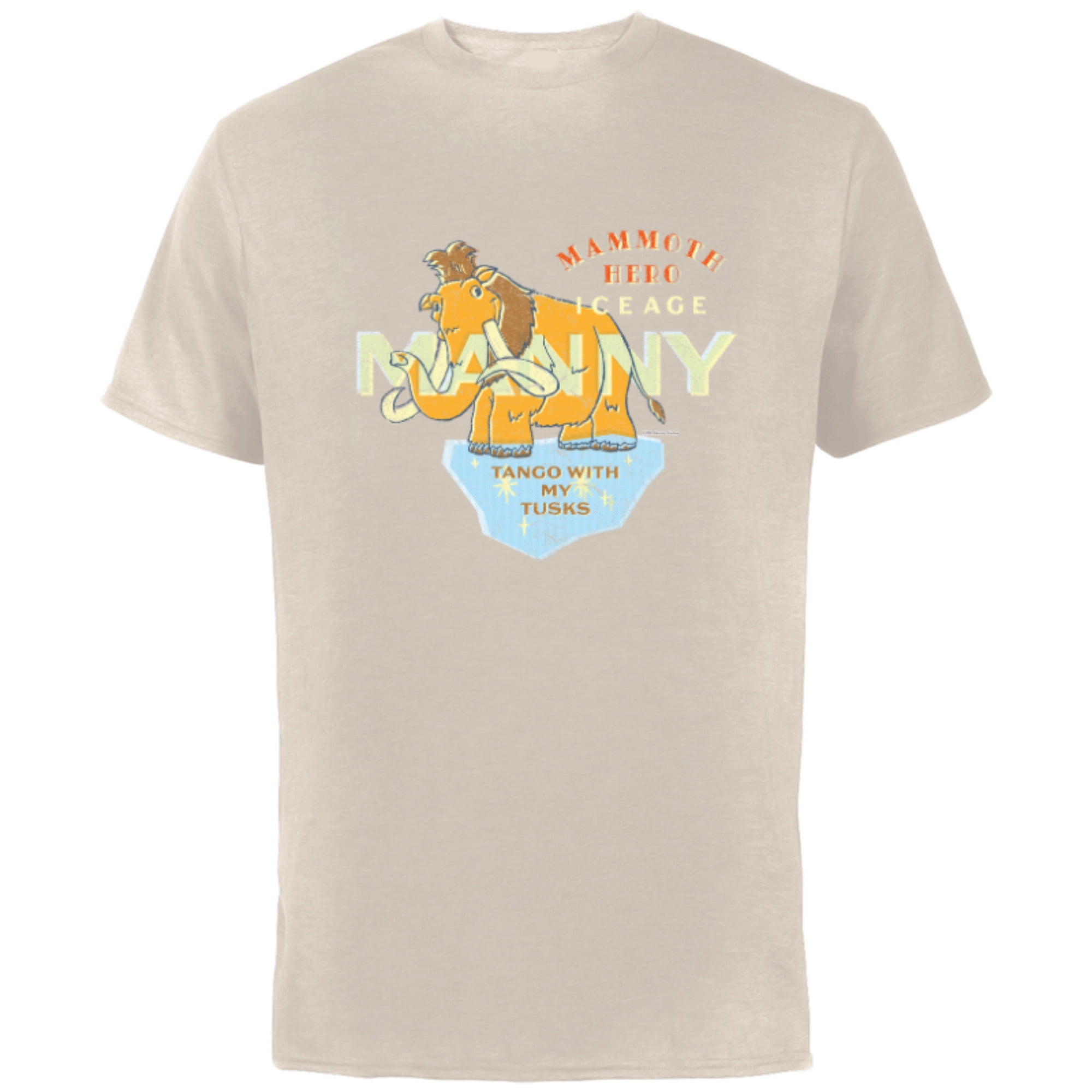 Ice Age Manny Mammoth Hero Tango with My Tusks - Short Sleeve Cotton T ...