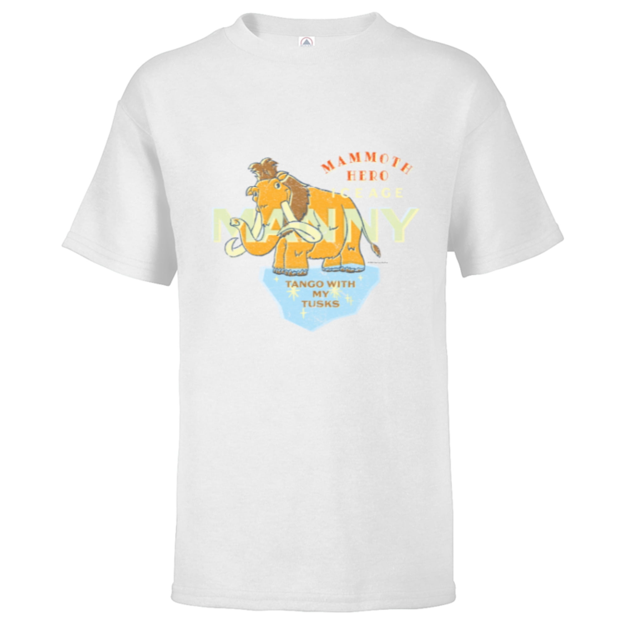 Ice Age Manny Mammoth Hero Tango with My Tusks - Short Sleeve T-Shirt ...