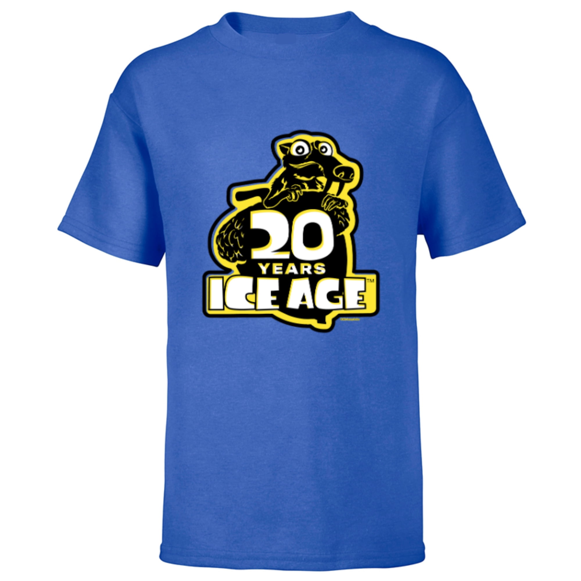 Ice Age Scrat Logo 20 Years Anniversary - Short Sleeve T-Shirt for Kids ...