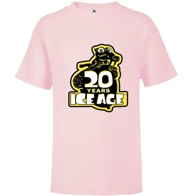 Ice Age Scrat Logo 20 Years Anniversary - Short Sleeve T-Shirt for Kids ...