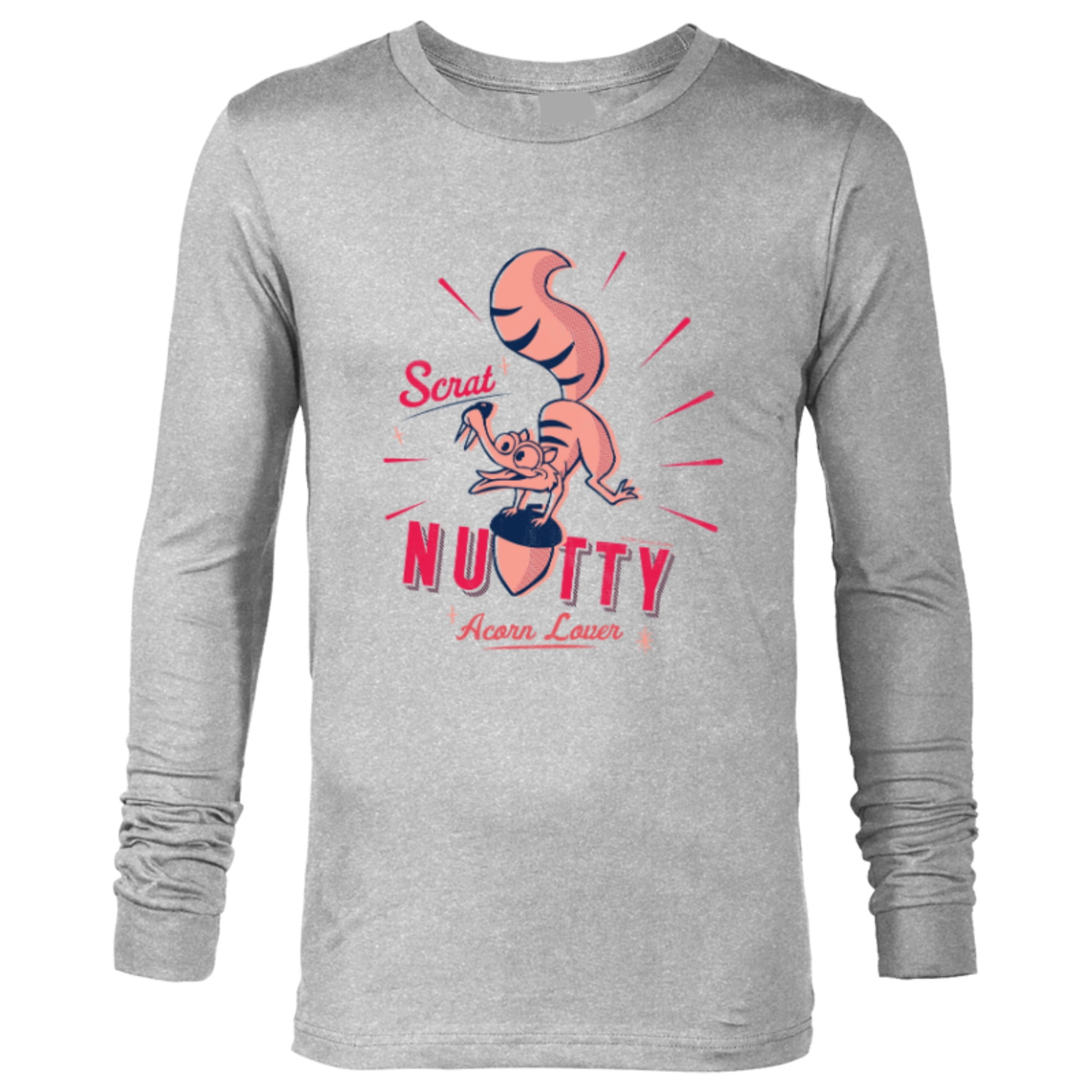 Ice Age Scrat Nutty Acorn Lover Halftone - Long Sleeve T-Shirt for Men ...