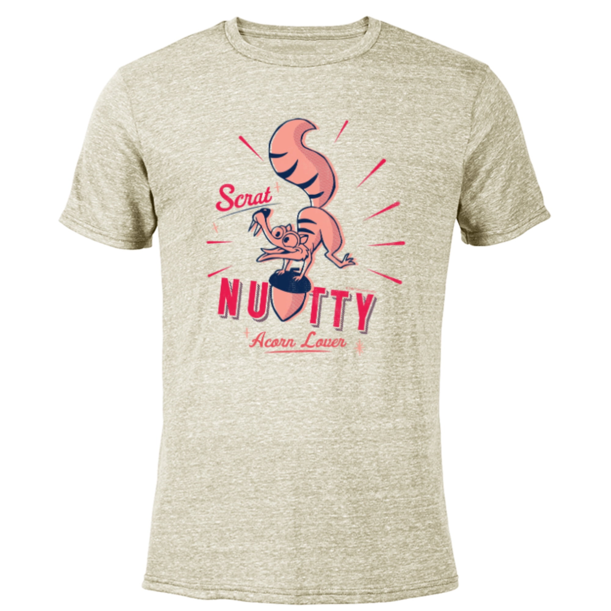 Ice Age Scrat Nutty Acorn Lover Halftone - Short Sleeve Blended T-Shirt ...