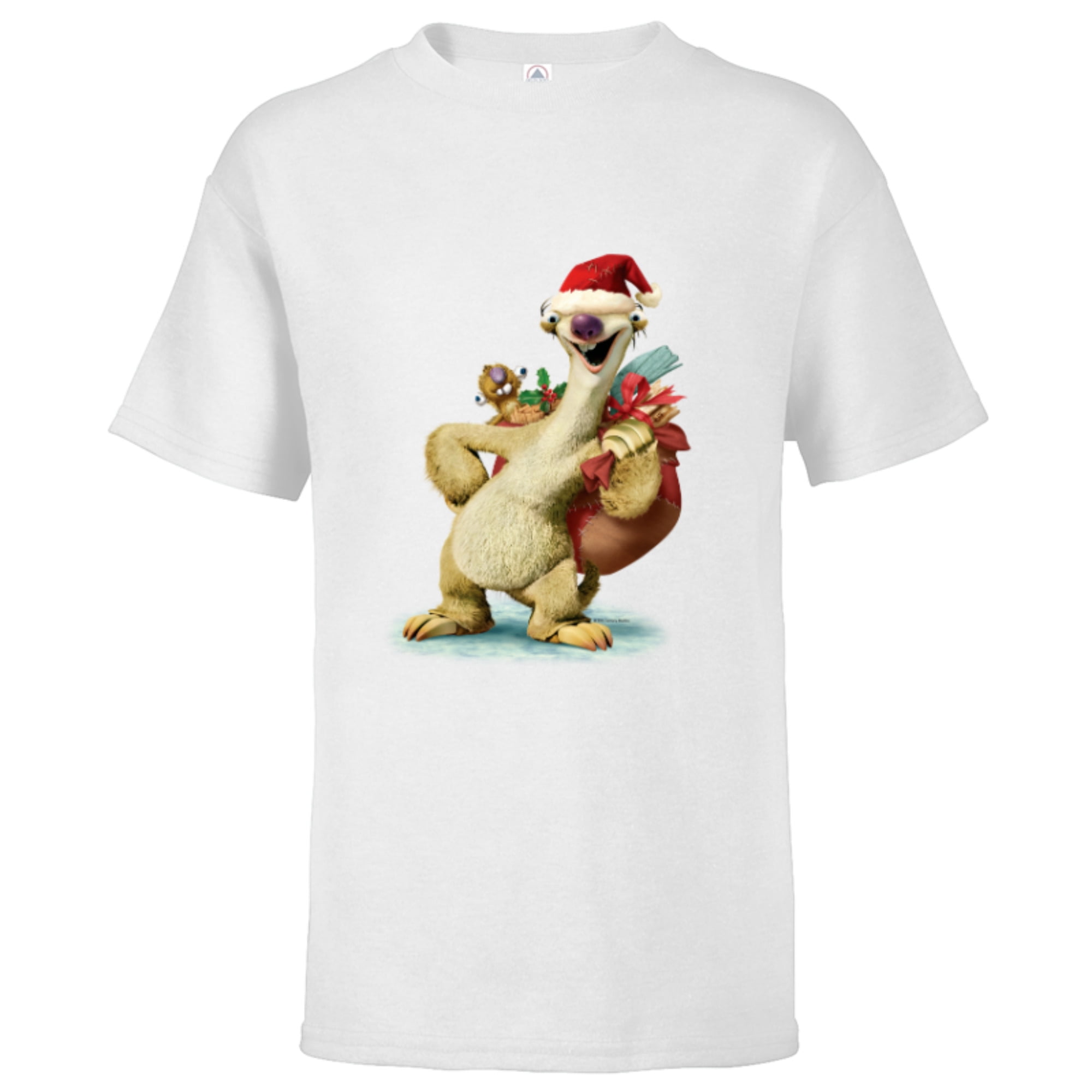 Ice Age Sid Prehistoric Santa for Christmas Holiday - Short Sleeve T ...