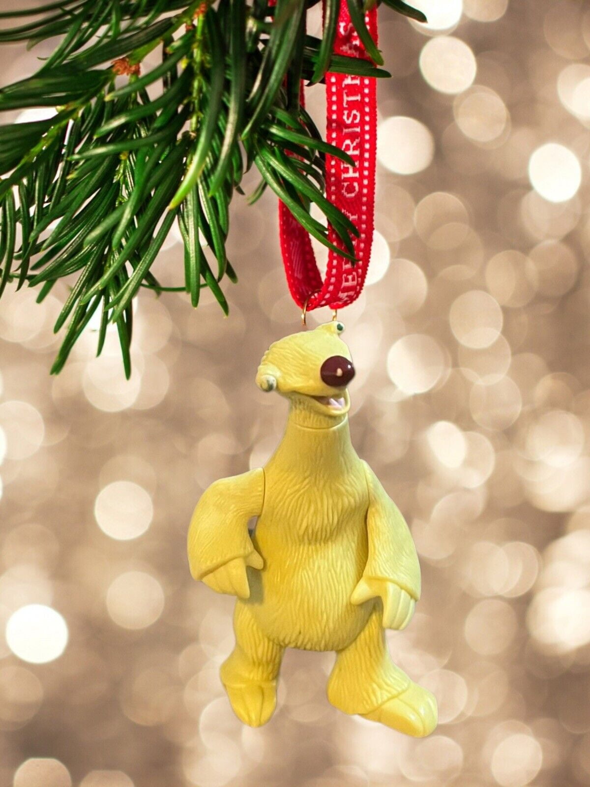 Ice Age Sid SLOTH FIGURE Christmas DECOR Ornament Charm New Figurine 3 ...