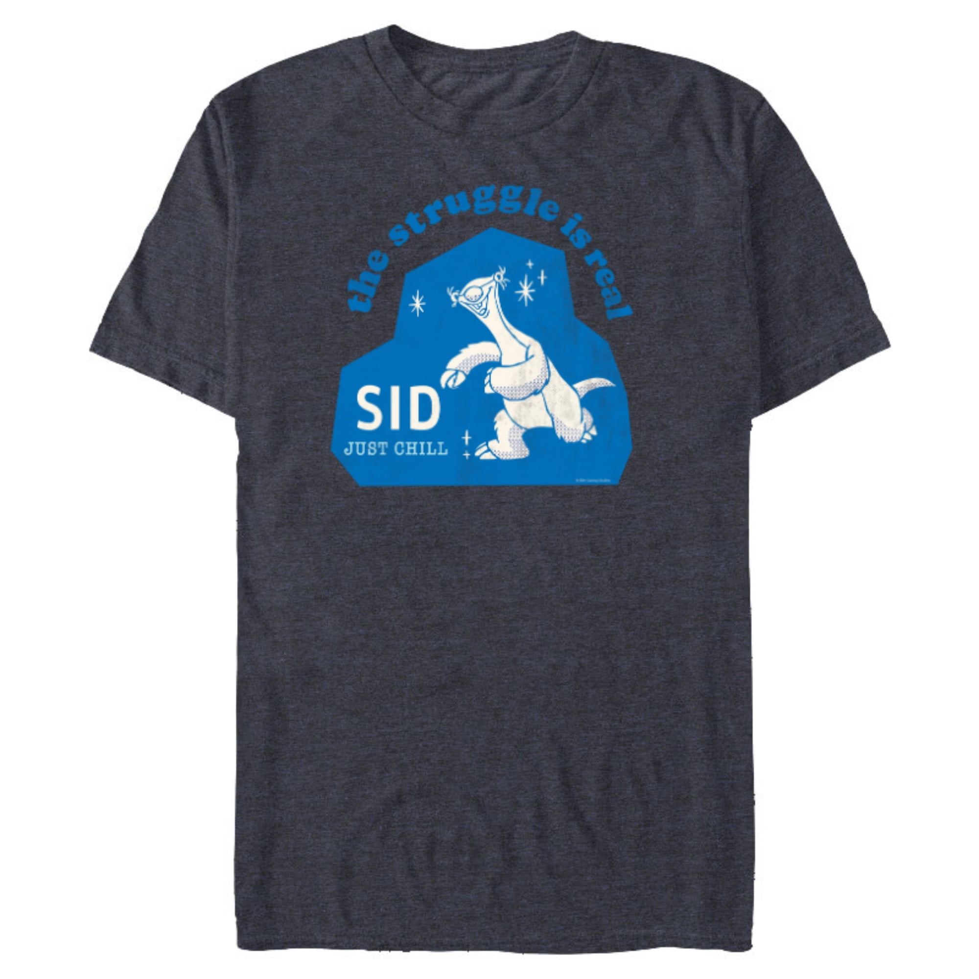 Ice Age Sid The Struggle is Real Just Chill - Short Sleeve Blended T ...