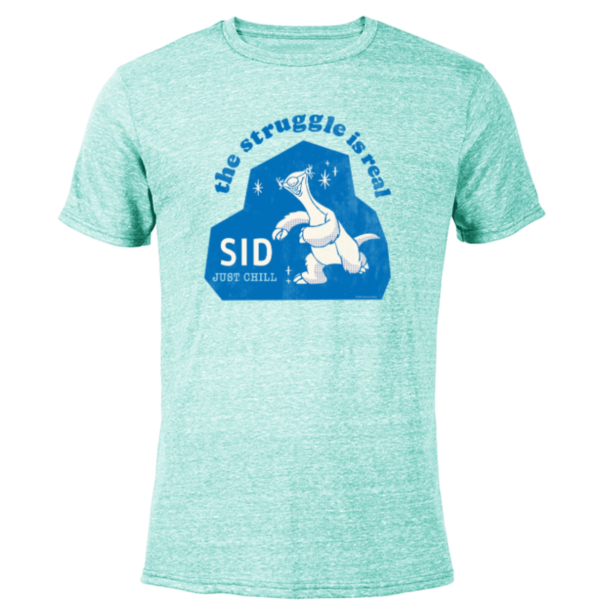 Ice Age Sid The Struggle is Real Just Chill - Short Sleeve Blended T ...