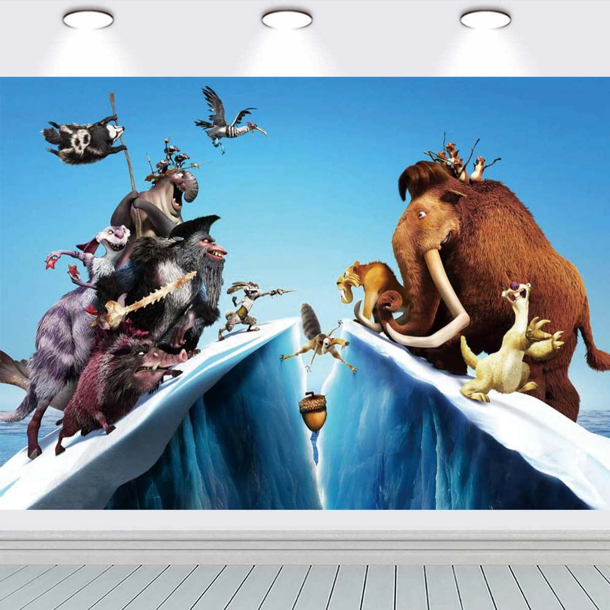 Ice Age Taspestry Wall Decor school Background Backdrop Party Supplies ...