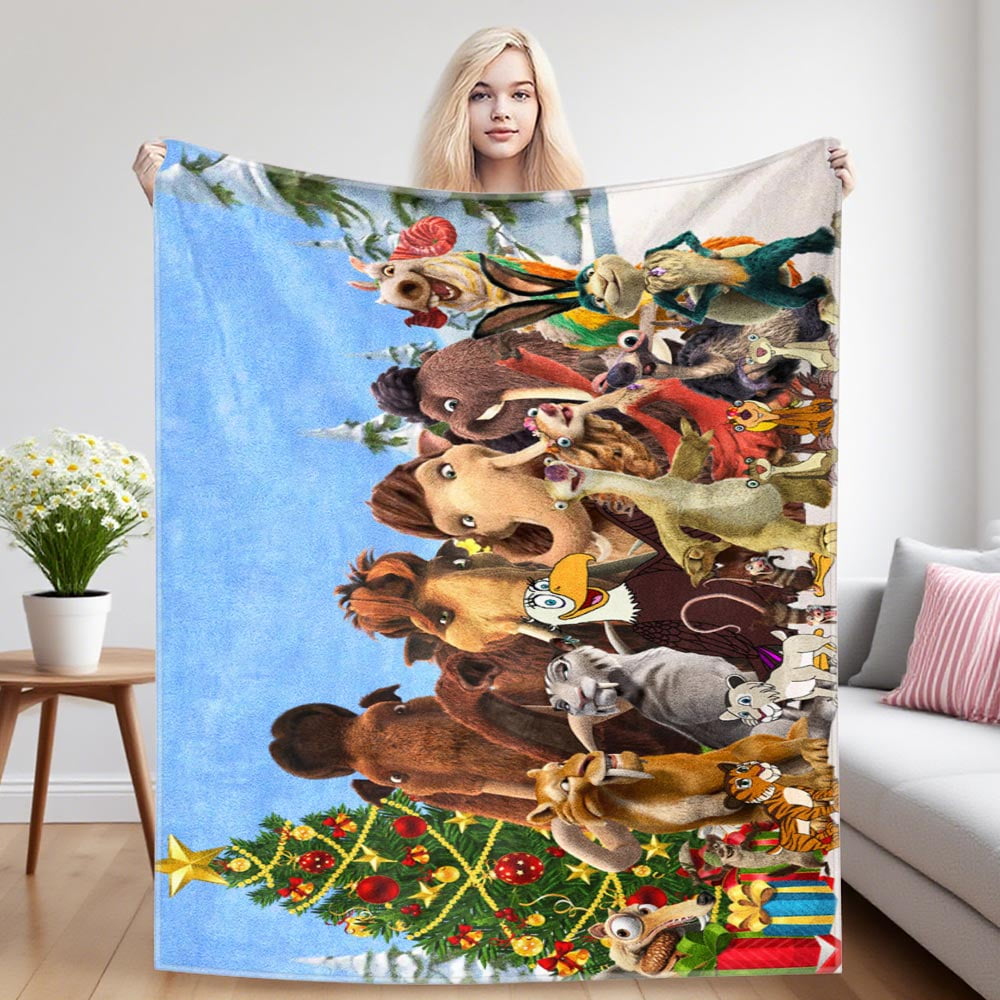Ice Age Throw Blanket Merch Gifts Music Present Music Fans Bedroom ...