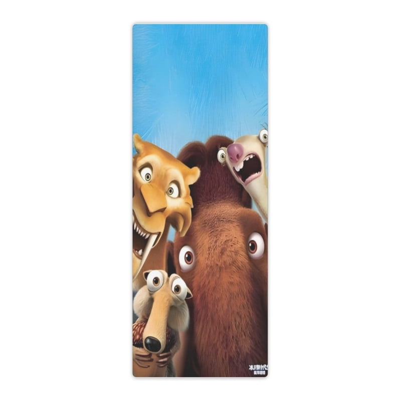 Ice Age pattern yoga mat makes every practice full of inspiration and ...