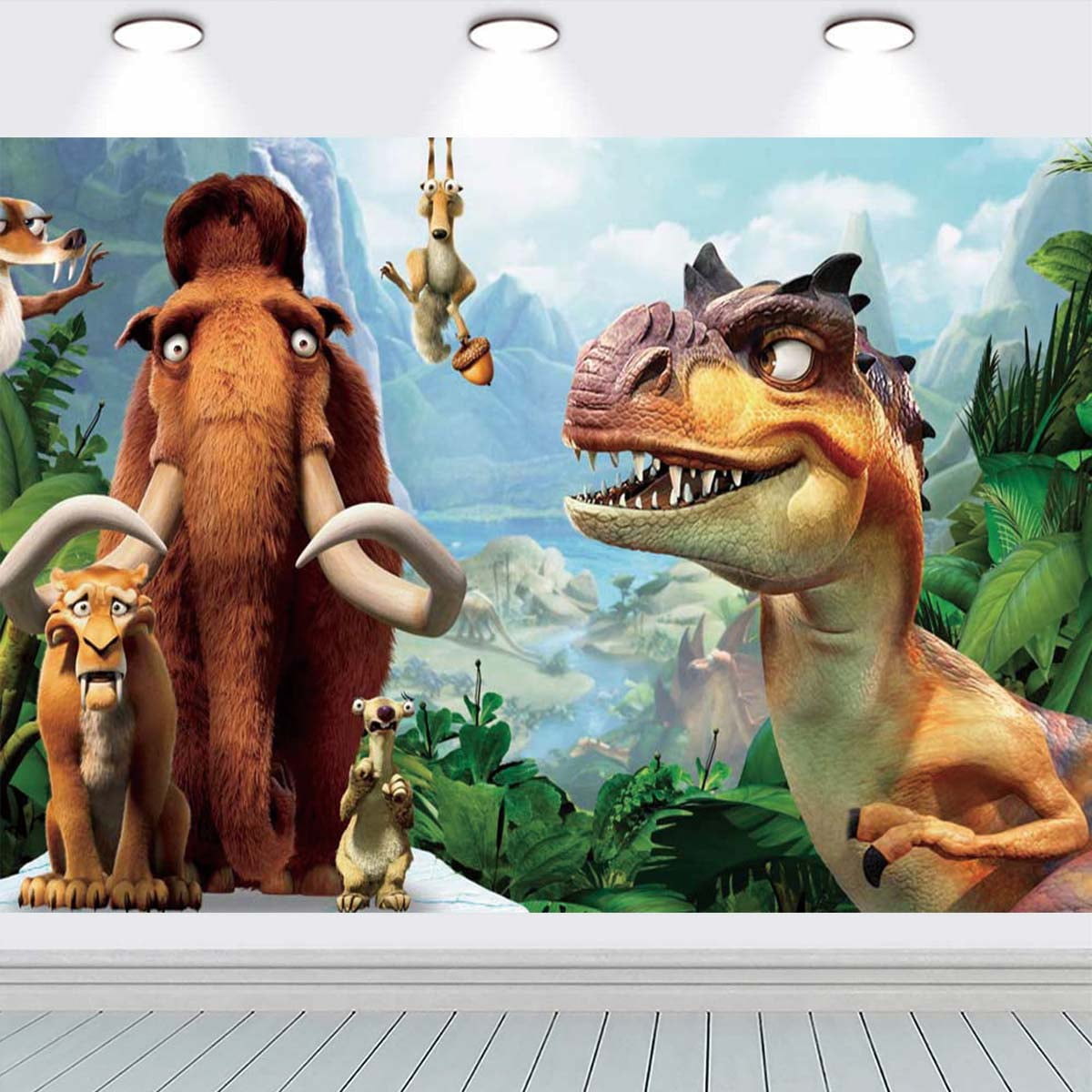 Ice Age school Taspestry Wall Decor Birthday Banner Backdrop Background ...