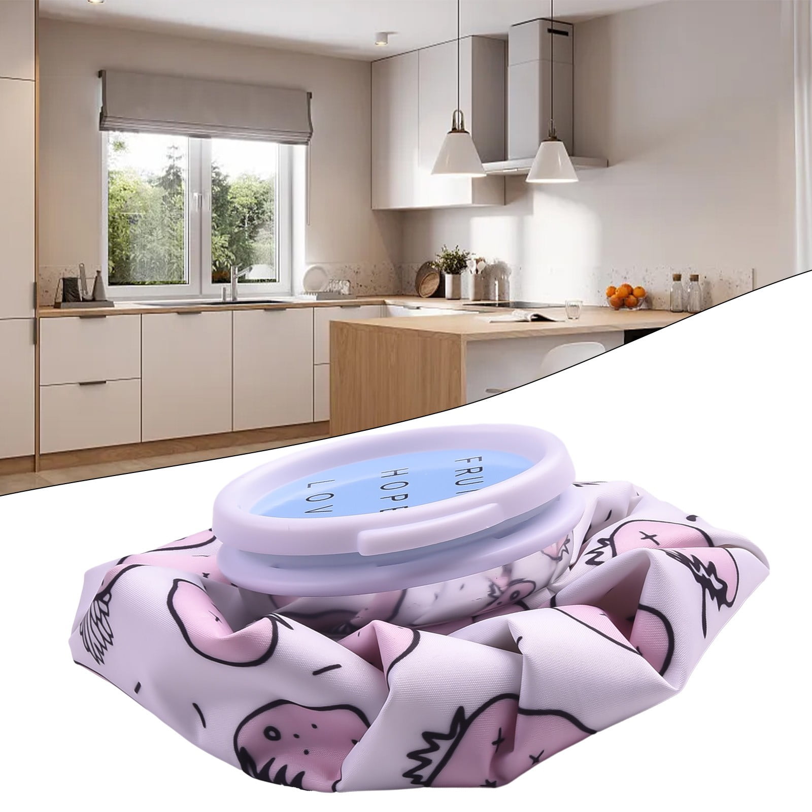 Ice Bag 5.5 inches Stay Dry, Stay Cool with Our Reusable Soft Fabric ...