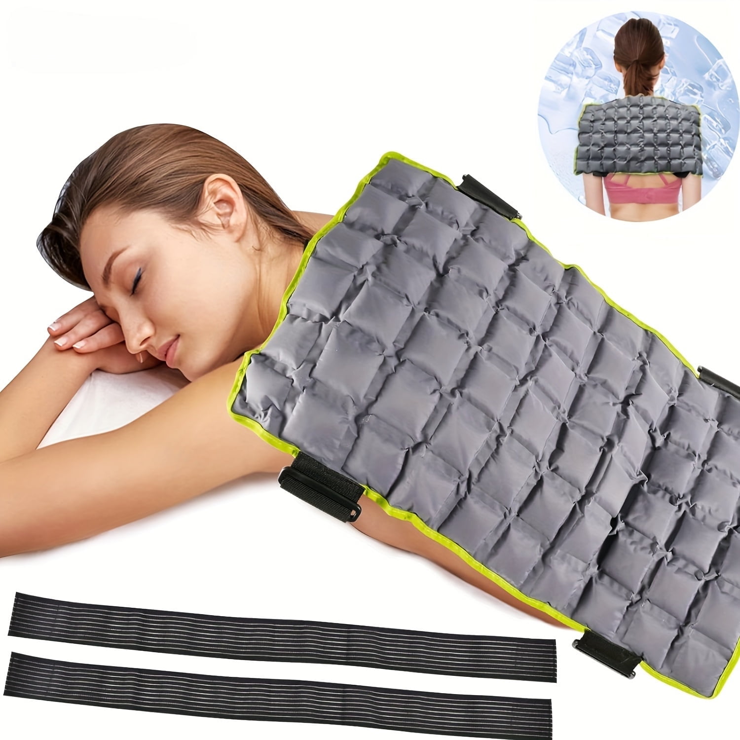 Ice Bag - Reusable Cold Compress Bag for Back, Legs & Shoulders, 21" x ...