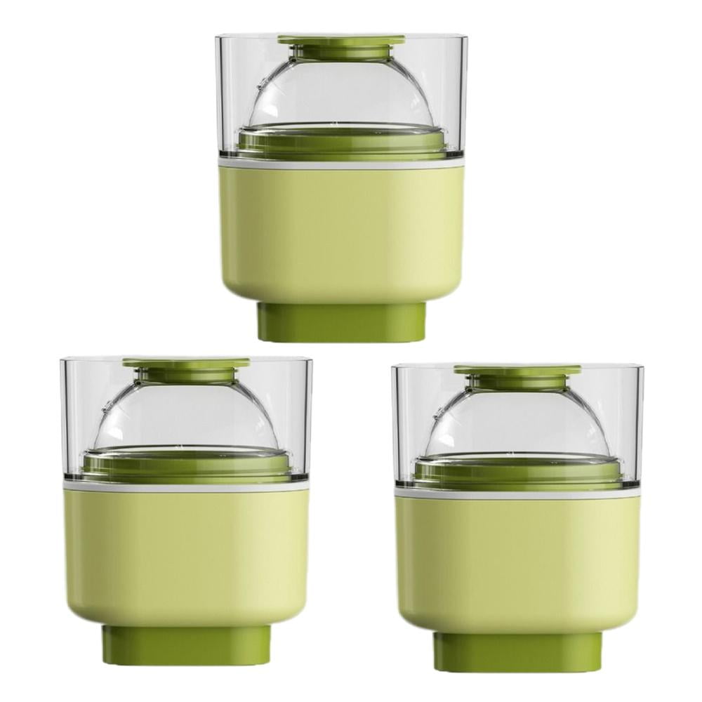 Ice Ball Mold Press, Round ice cube mold, Large Round Silicone Sphere ...