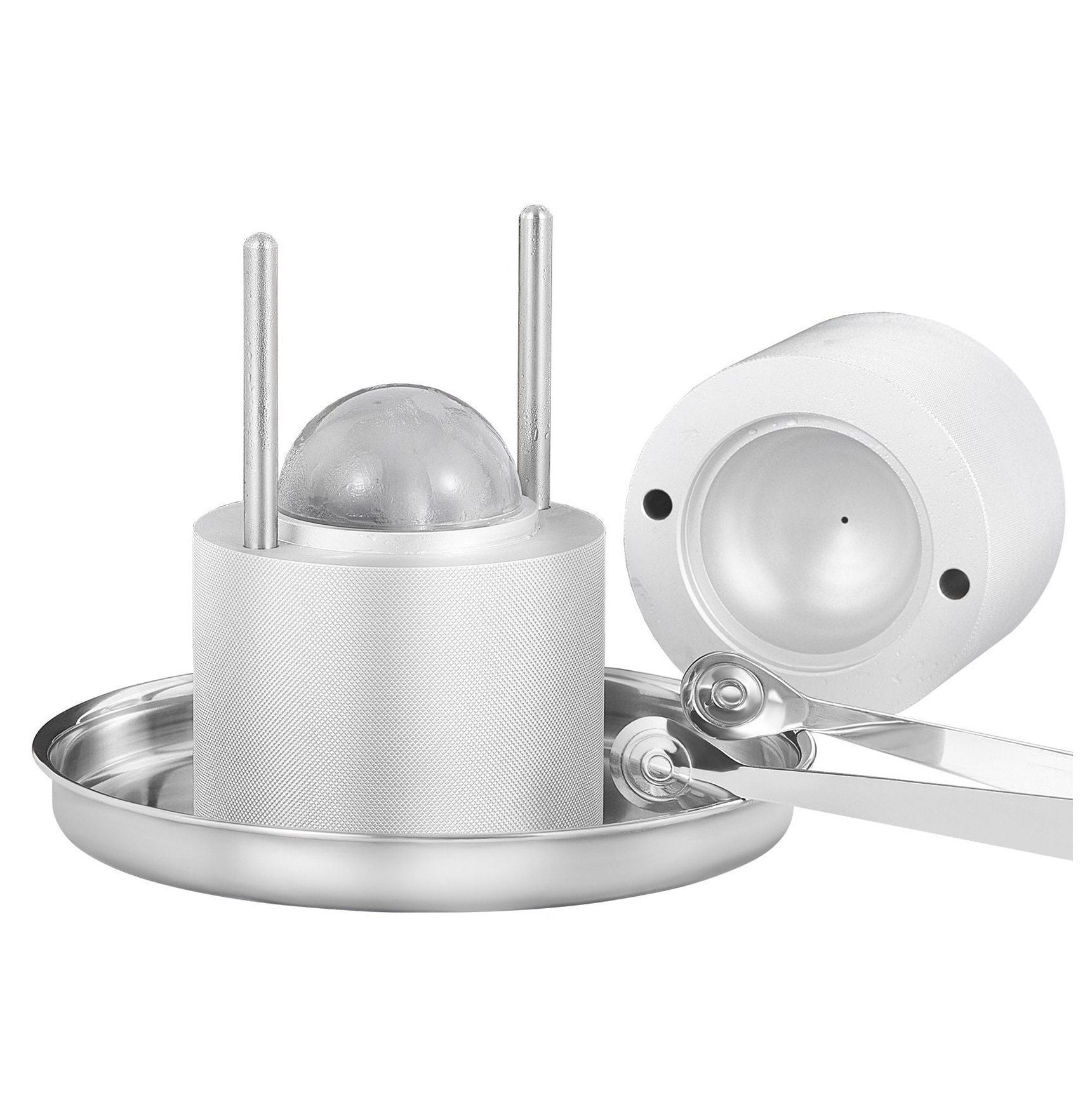 Ice Ball Press Maker 2.4", Aircraft Aluminum Ice Sphere Mold Kit ...