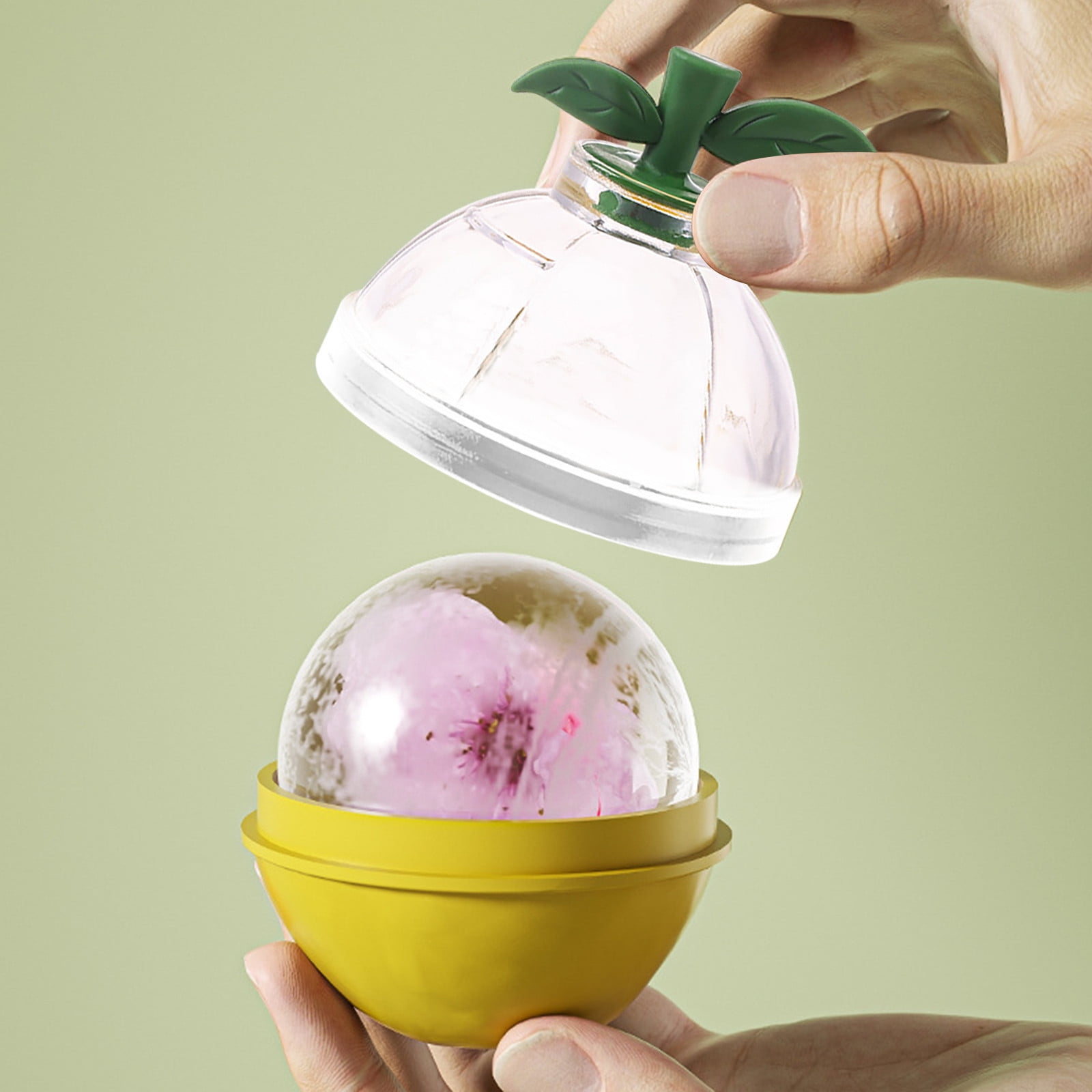 Ice Ball Tray - Large Fruit Shaped Ice Container, Multifunctioanl Ice ...