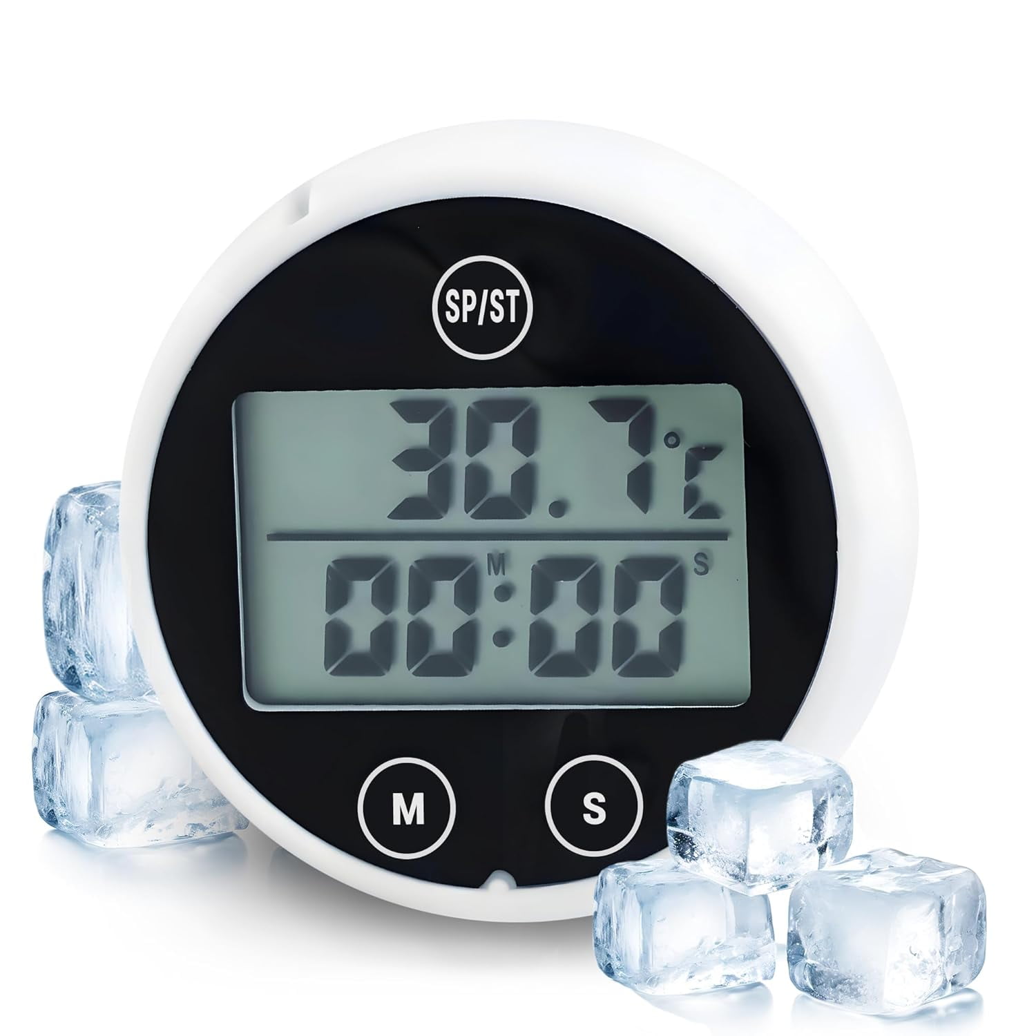 Ice Bath Thermometer, Cold Plunge Floating Thermometer with Timer ...