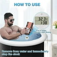 Ice Bath Thermometer and Timer, Water Thermometer for Ice Bath ...