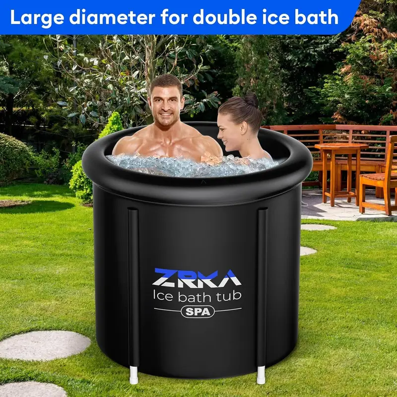 Ice Bath Tub, Athletes Cold Plunge Tub For Recovery, Portable Ice Bath ...