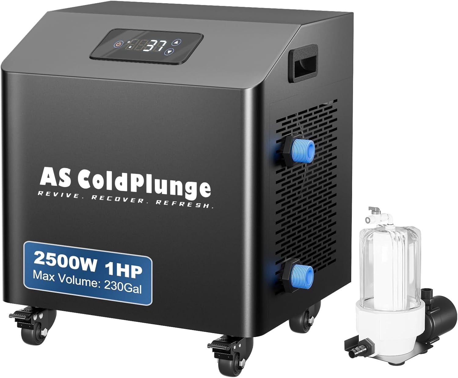 Ice Bath Water Chiller for Cold Plunge Tubs, 1HP Upgraded Cold Plunge ...