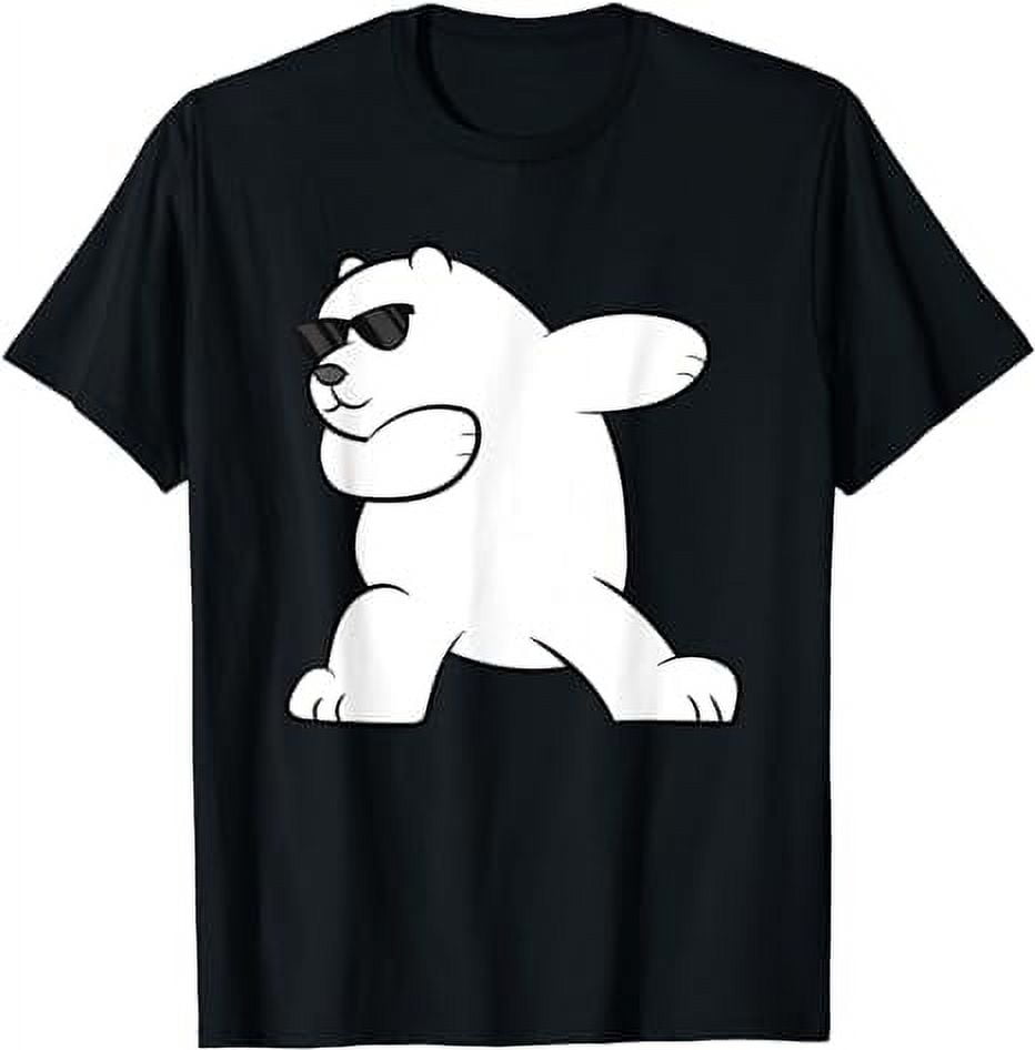 Ice Bear Dabbing Arctic Cute Dabbing Polar Bear T-Shirt - Walmart.com