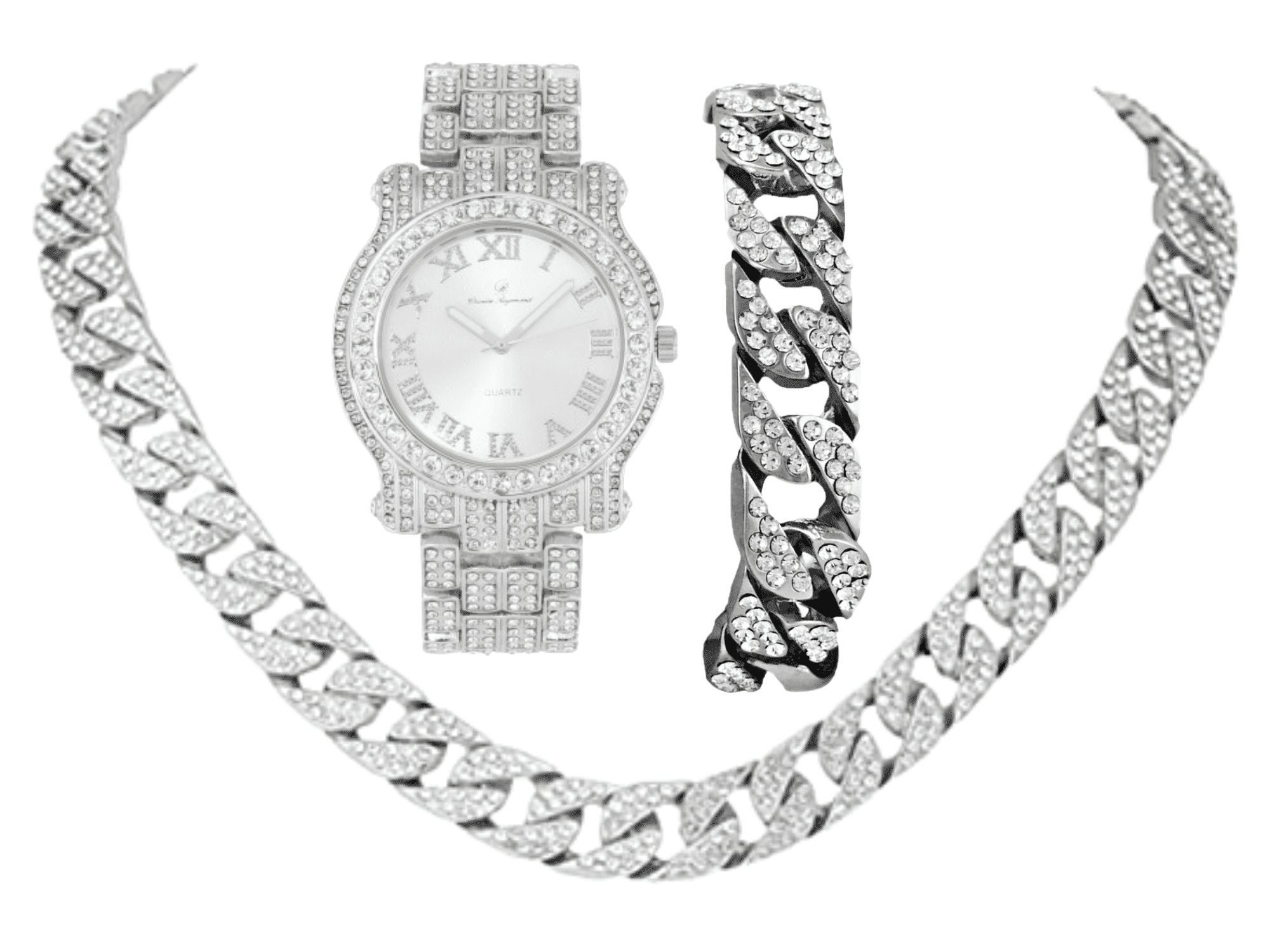 Ice on Blast! Bling'ed Out Hip Hop Rolly Looks w/Ice on Watch & Jewelry ...